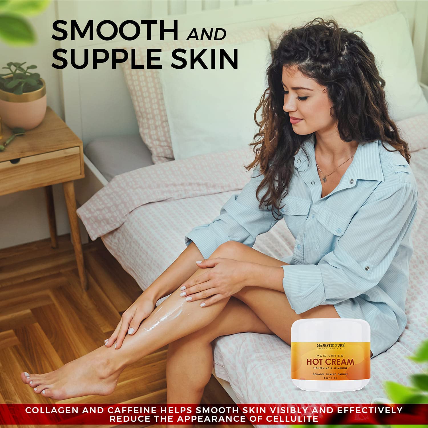 Majestic Pure, Moisturizing Cream (4 Oz, Hot Cream)