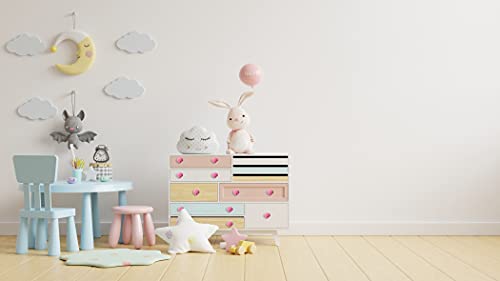 CcHhyyt Soft Rubber Butterfly Shell Heart Shape Knobs for Kids Girls Boys Cabinet Handle pulls Drawer Knobs for Kids Room Cabinets Closets Toy Organizer Box Bookcase 6pcs/Set (Pink Butterfly)