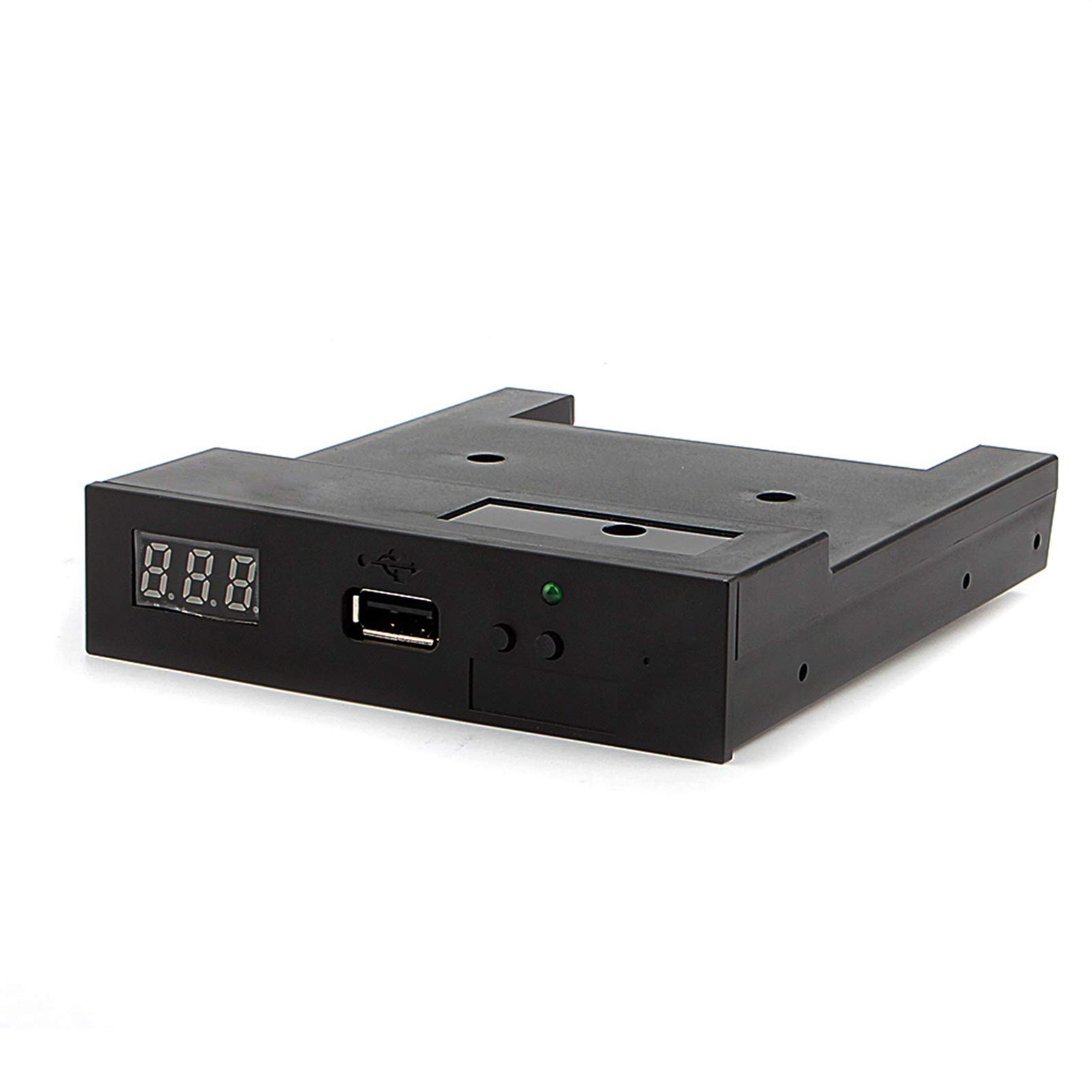 Candeon Floppy Disk Drive, 3.5 inch 1000 Simulation Floppy Disk Drive Emulator Plug Floppy Disk Drive