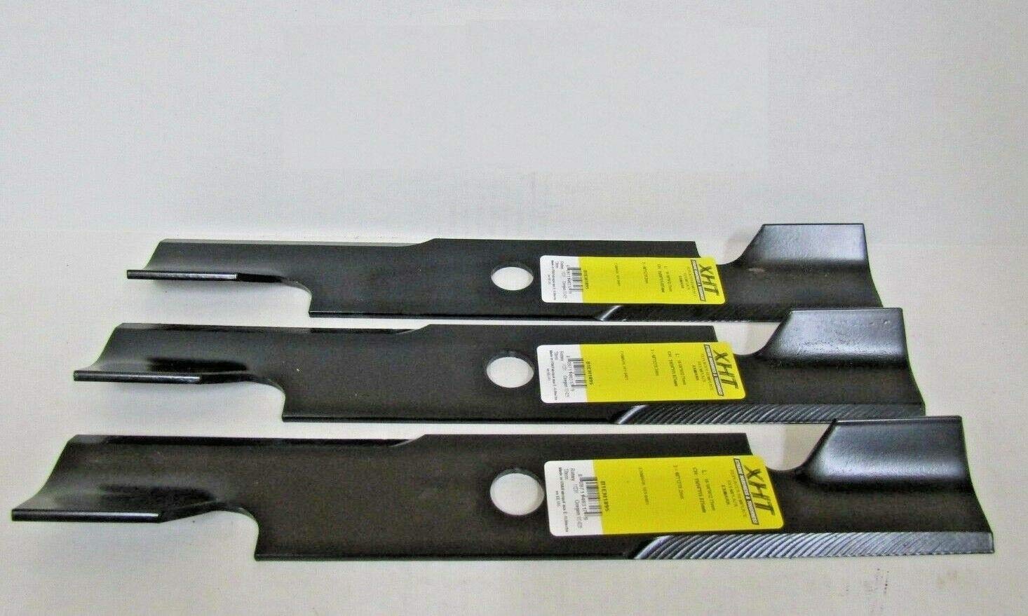 109-6872 (3) USA Made XHT Blades Toro 1096872 Toro Titan 48" Deck MARBAIN Steel + Free EBOOK - Your Lawn & Lawn Care -