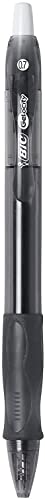 BIC SUPER SMOOTH Gel-ocity gel pens, Bulk Pack Of 24 Ink Pens, 12 Black And 12 Blue Retractable Gel Pens, Medium Point 0.7 mm, 24-count