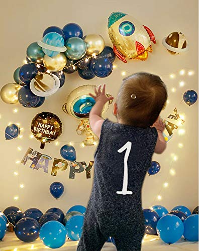 Viworld Wild One Romper Baby Boy 1st Birthday Button Solid Bodysuit One Piece Jumpsuit Outfits Clothes (Autumn & Winter Style, 12-18 Months)