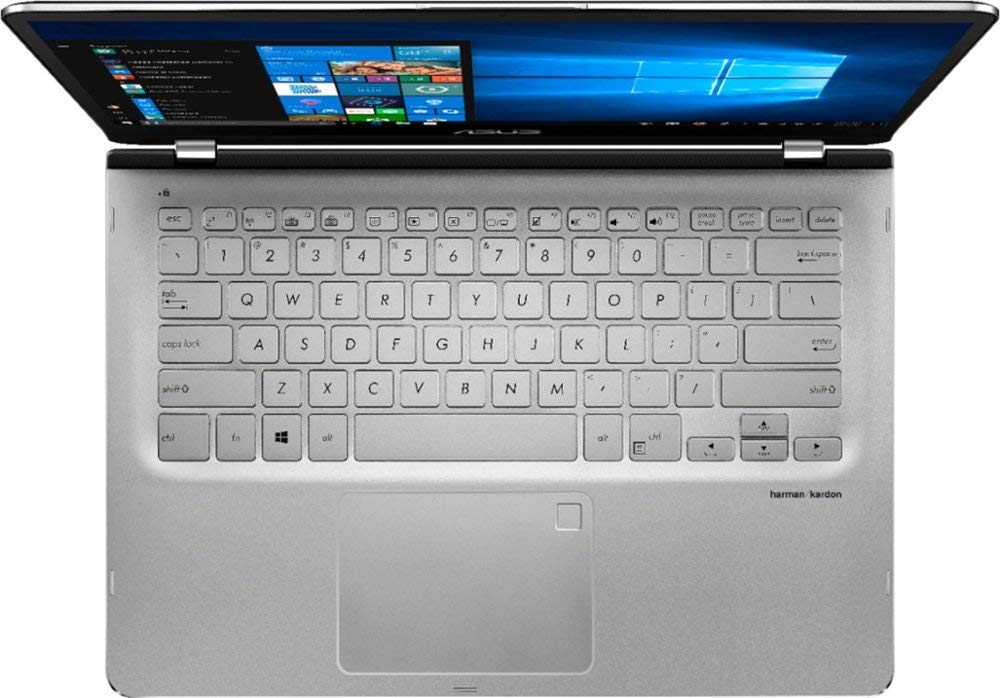 2019 ASUS - 2-in-1 14" Full HD Touch-Screen Laptop - 8th Gen Intel Core i5-8250U - 8GB Memory - 128GB Solid State Drive - Windows 10 - Light Gray