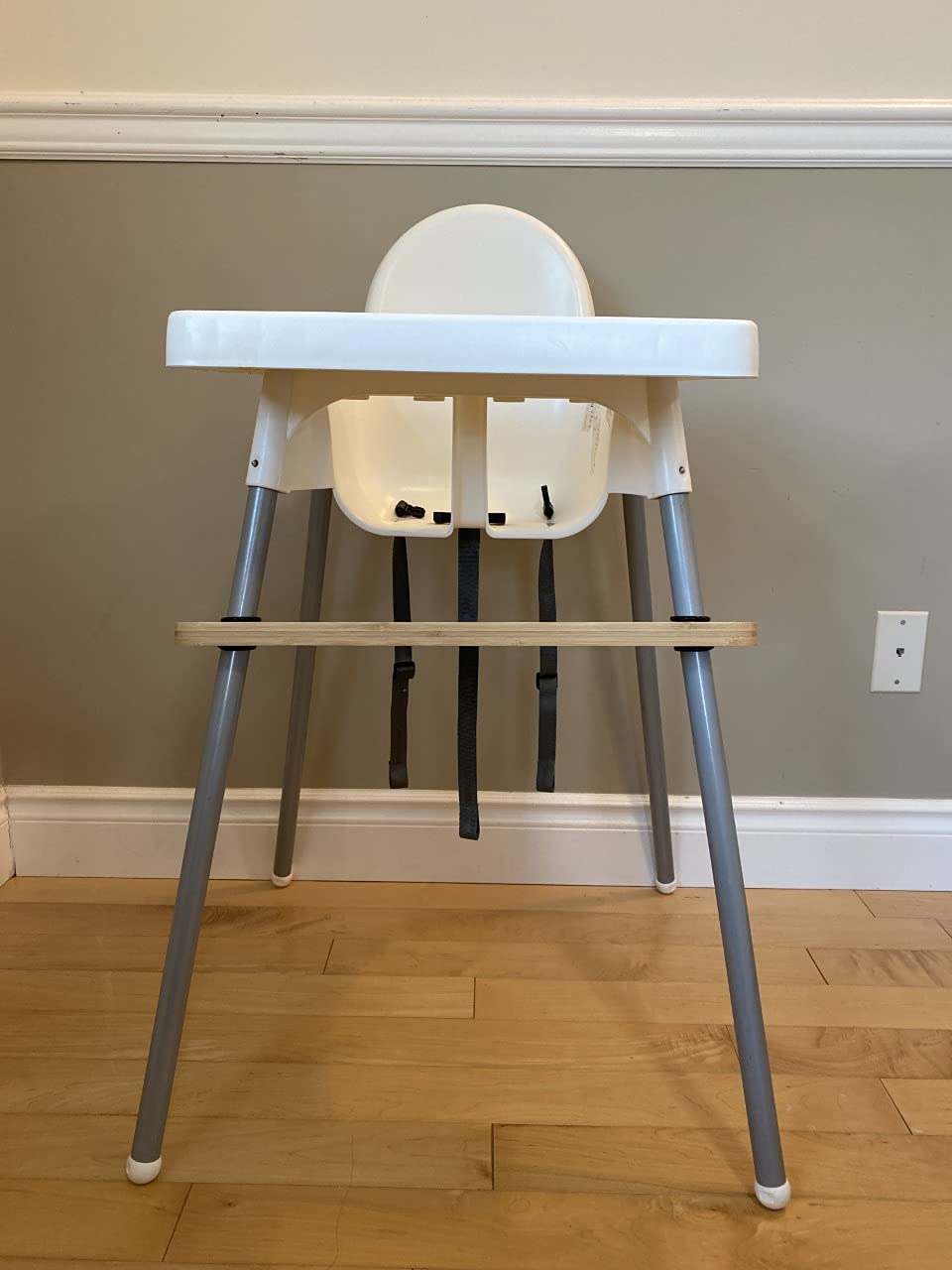 High Chair Footrest Compatible with IKEA Antilop - 100 Percent Natural Bamboo, K-2
