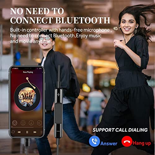 2 Pack-Apple Headphones Wired Earbuds with Lightning Connector Earphones Built-in Microphone & Volume Control. Compatible with All iPhone 13/12/11 Pro Max/Xs Max/XR/X/7/8 Plus