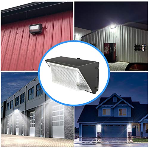 150W LED Wall Pack Outdoor Security Light,18000lm,with Dusk to Dawn Photocell,5700K White Color (150.00)