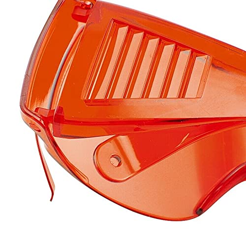 ORILAO 2PCS Dental Red Eye Protection Glasses Teeth Whitening Goggle Glasses