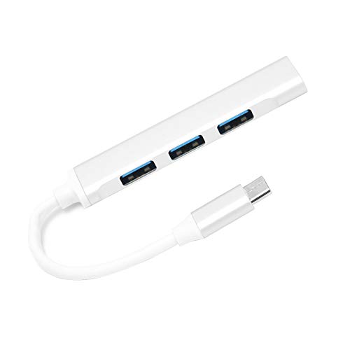 USB C Hub, 4 in 1C to USB OTG Hub Adapter, Portable Docking Station with USB 3.0 & USB 2.0, Multiport Splitter Compatible with Windows XP/Vista/7/8/10/OS/X