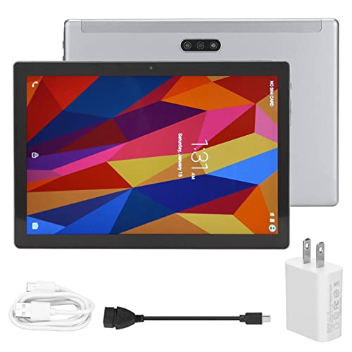 10.1 Inch Tablet, Android11 Dual Camera IPS Tablet for Home Use (US Plug)