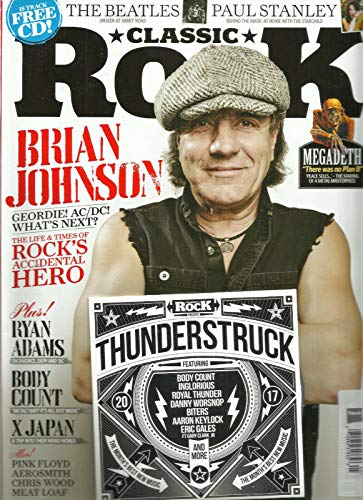 CLASSIC ROCK MAGAZINE, THUNDERS TRUCK * THE BEATLES MAY, 2017 ISSUE # 235
