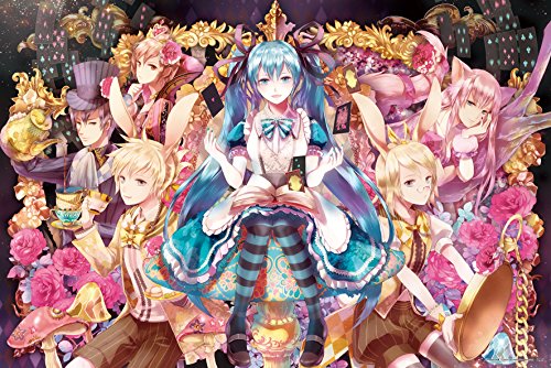 1000-522 to the world of Wonderland Welcome 1000 Piece Hatsune Miku