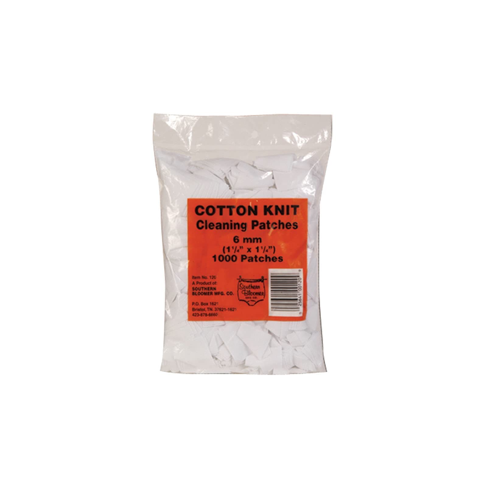 1000-pack Gun Cleaning Patches, 6MM