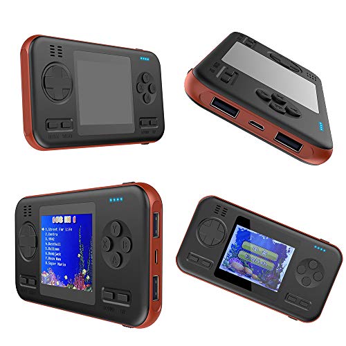 Generic Brands Portable Handheld Game Console and Power Bank, Retro Game Console with Built in Games 416, Classic Video Game Console for Kids Adult