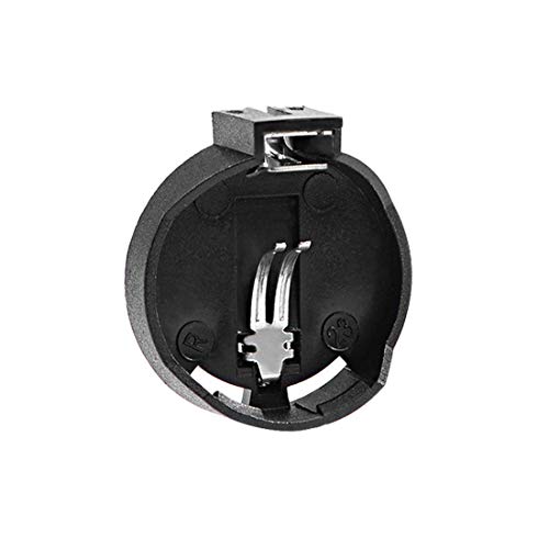 Aodesy Coin Cell Button Battery Holder Case Black CR2032/ CR2025,40pcs (CR2032/ CR2025,40pcs)