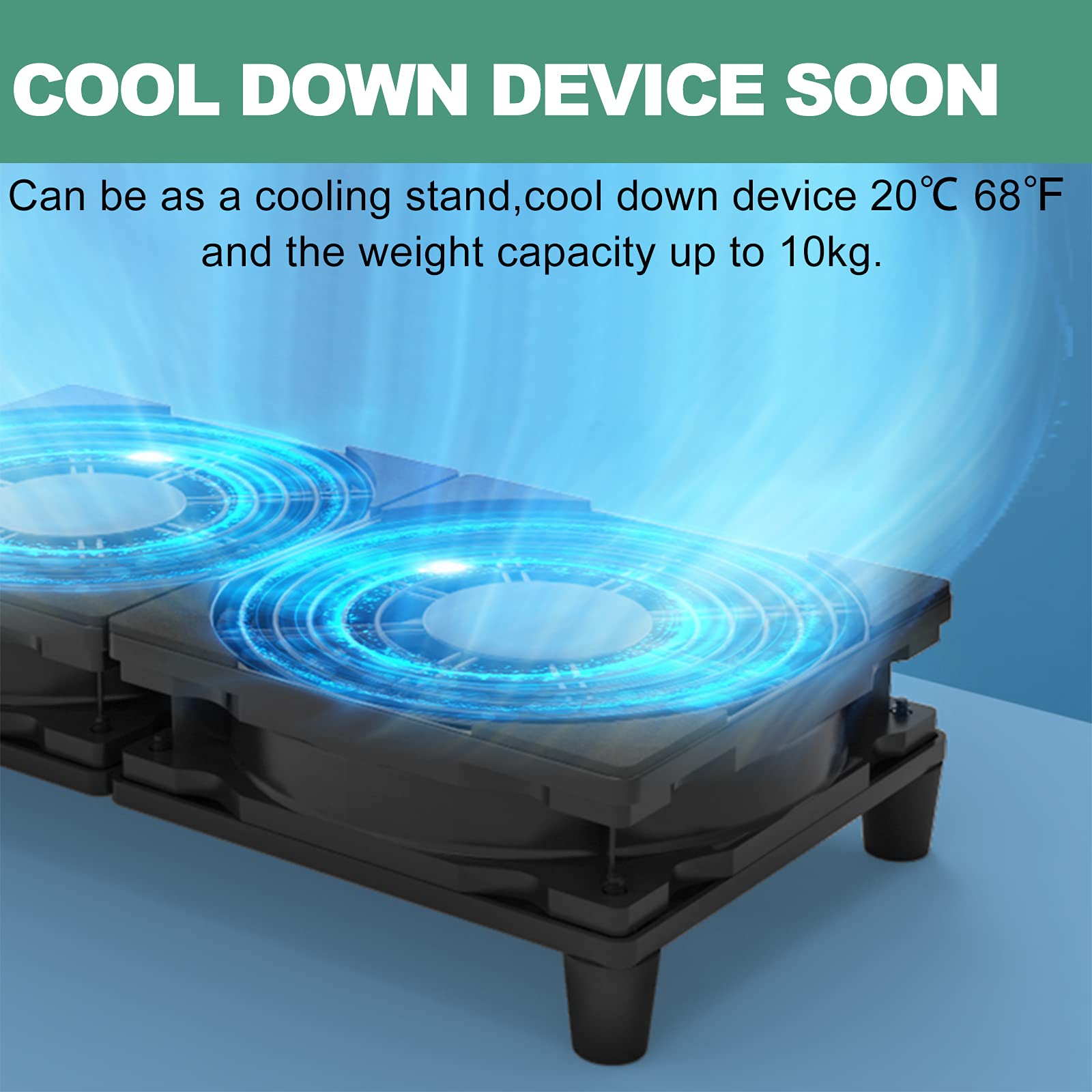 240mm 120mm x 2 5V USB Powered PC Computer Cooling Fan with AC Adapter for Router AV Cabinet Rack Server Modem TV Box DVR Amp and Entertainment Center