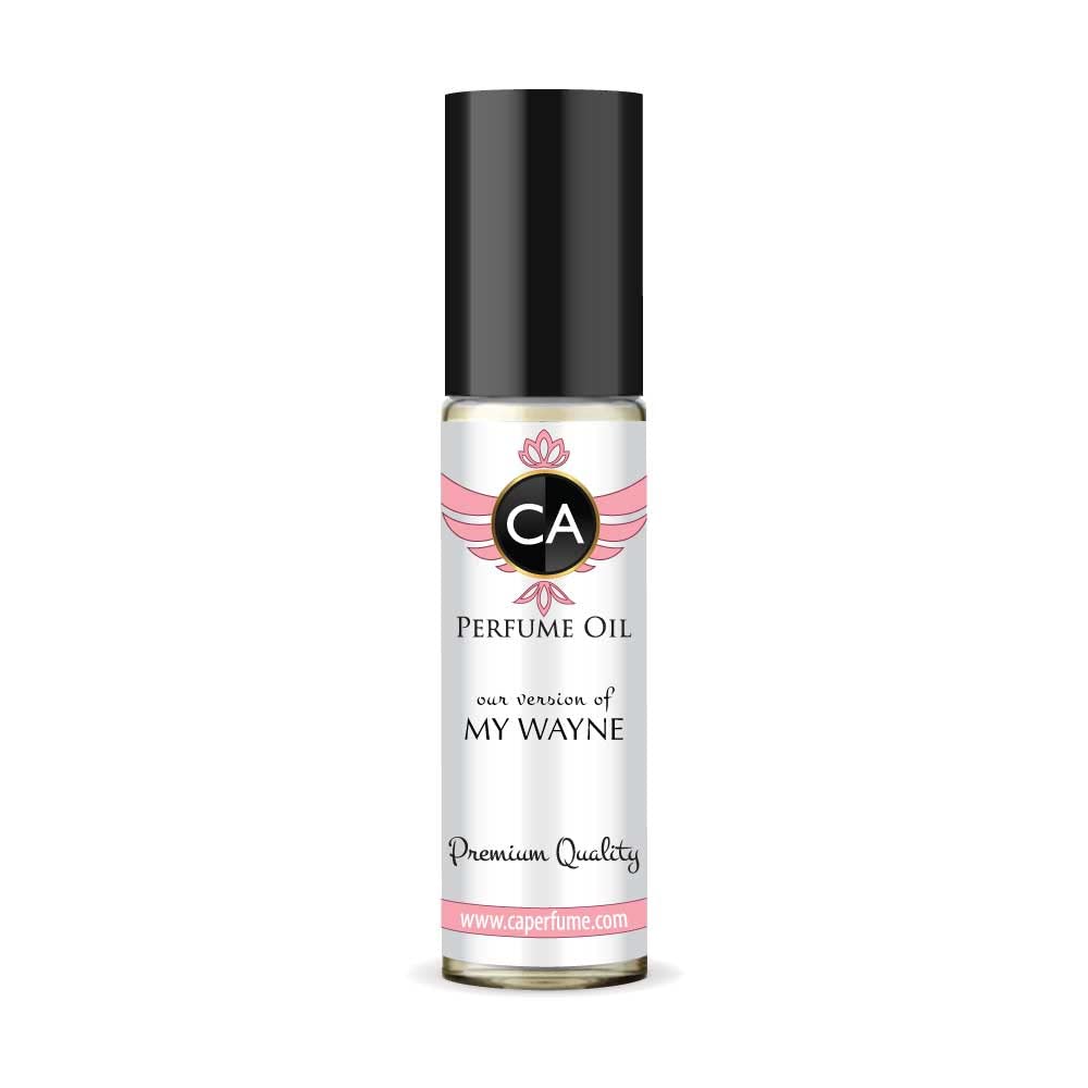 CA Perfume Impression of Armn My Wayne For Women Replica Fragrance Body Oil Dupes Alcohol-Free Essential Aromatherapy Sample Travel Size Concentrated Long Lasting Attar Roll-On 0.3 Fl Oz/10ml
