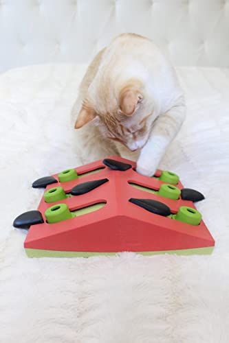 Catstages Nina Ottosson Melon Madness Puzzle & Play - Interactive Cat Treat Puzzle