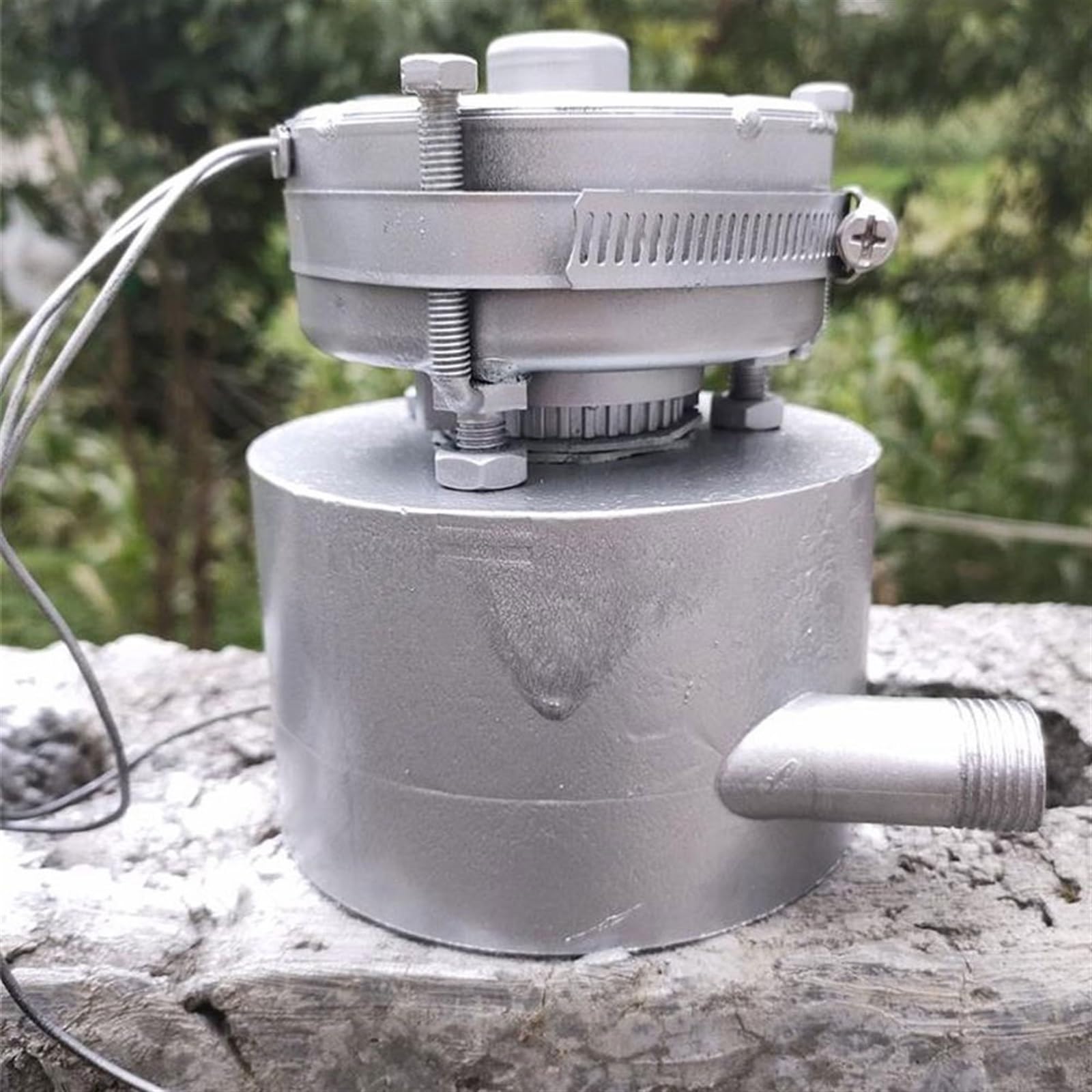 1000W 220V Turbine Hydroelectric Generator Alternative Energy Generators Mini Aluminum Alloy Mobile For Phone Lighting Charging Turbine Hydroelectric Generator