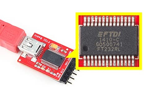 SparkFun FTDI Starter Kit - 5V - What You Need to get Started with FTDI FT232RL USB to Serial IC Compatible with Arduino or General Serial Applications USB Mini-B
