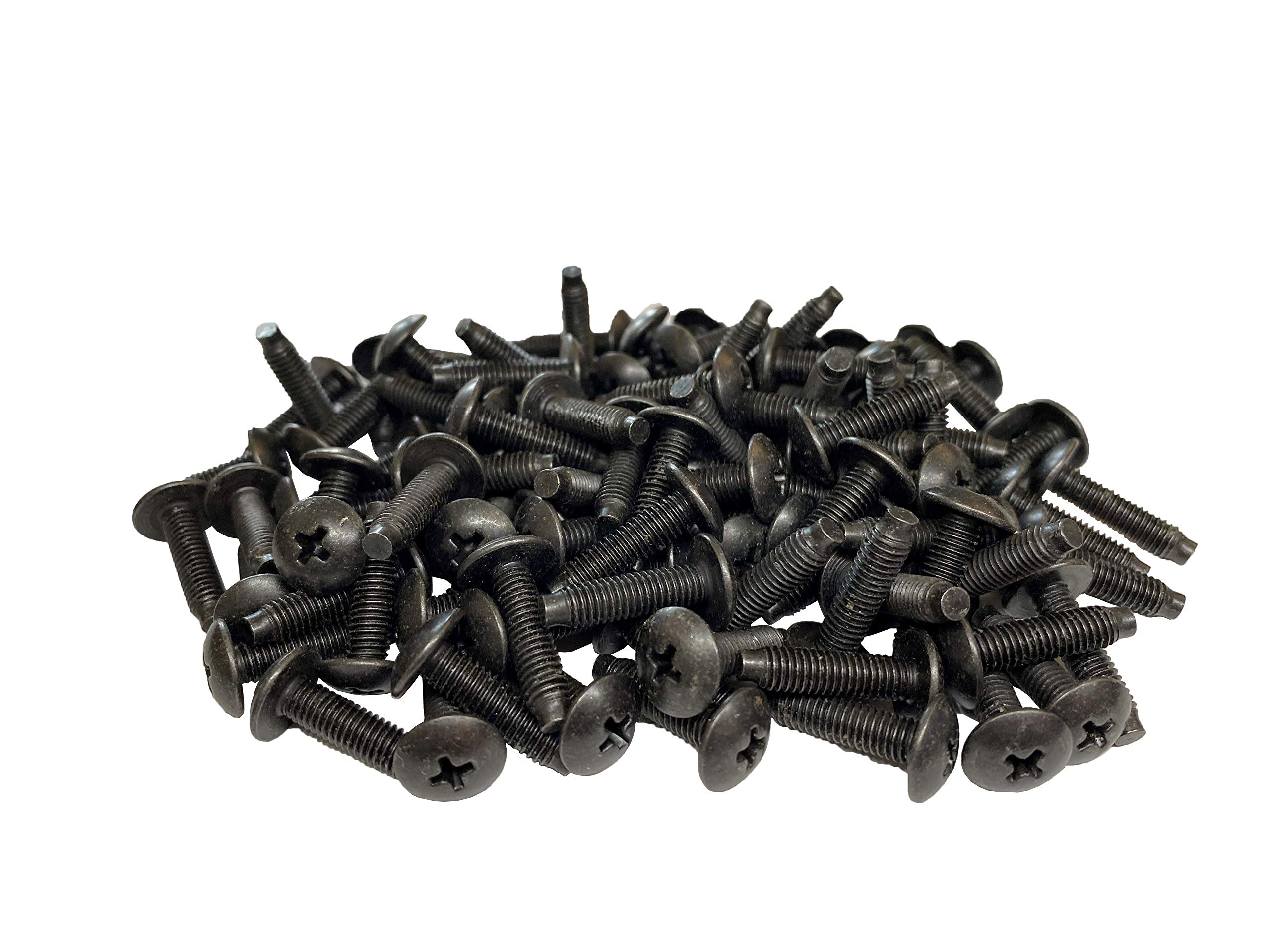 RackGold® 10-32 Rack Screws w/Delrin Washers 100 Pack - USA Made