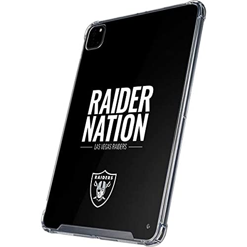 Skinit Clear Tablet Case Compatible with iPad Pro 12.9in (2021) - Officially Licensed NFL Las Vegas Raiders Team Motto Design