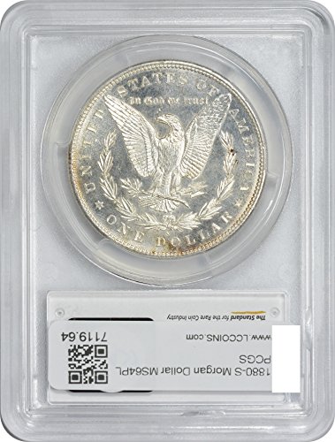 1880 S Morgan Dollar MS64PL PCGS