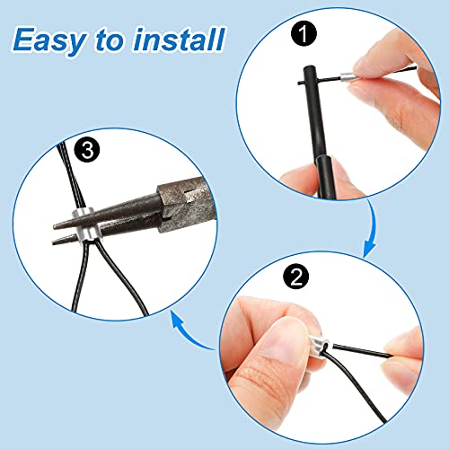 2 Pieces Hanging Closet Rod, Adjustable Width and Height, Clothes Hanging Bar Closet Organizer Rod Double Closet Rod Poles for Hanging Clothes Indoor Outdoor Closet Space-Saving (Black)
