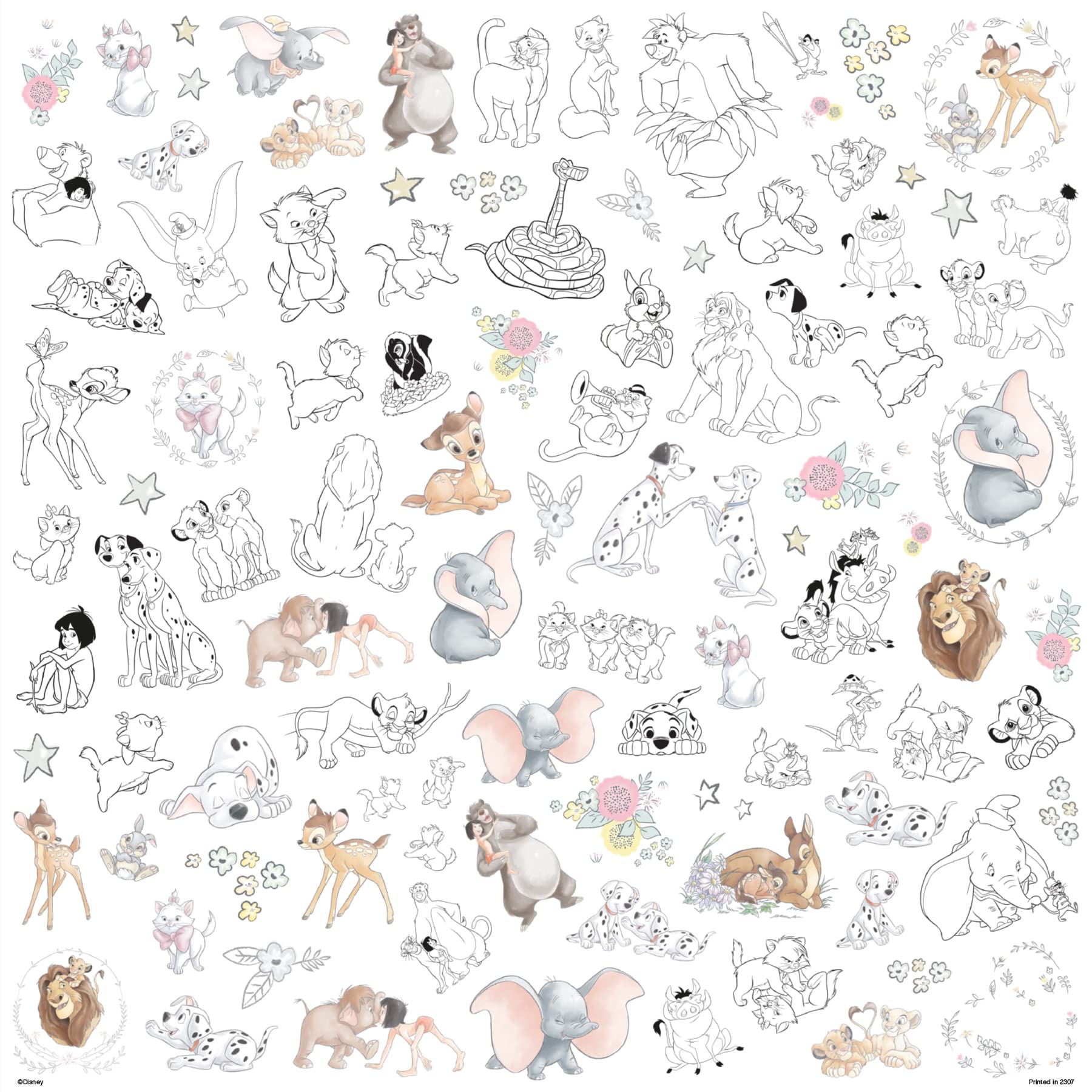 2023 Disney Classics Magnetic Family Calendar
