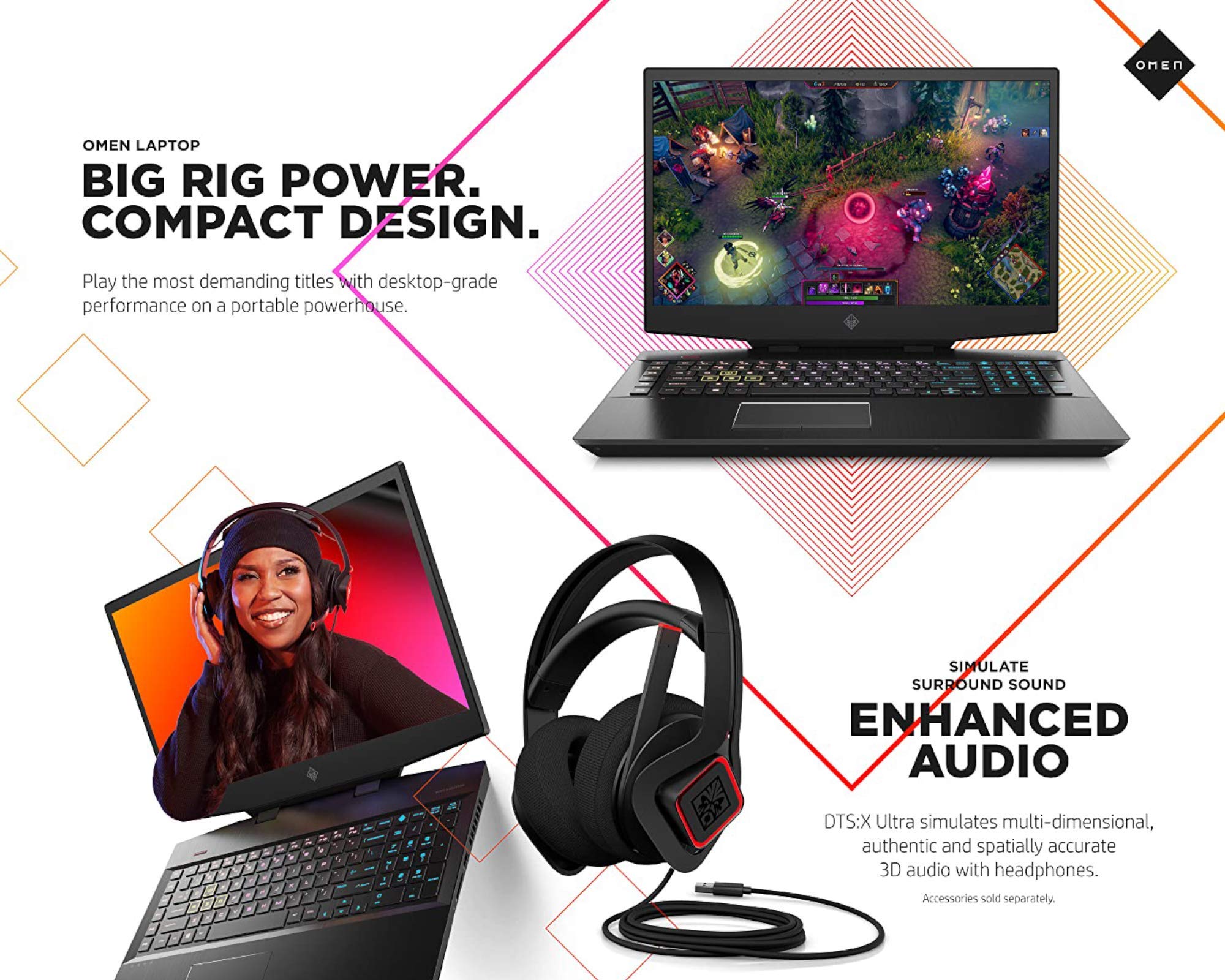 HP OMEN 17 Premium Gaming Laptop PC, 17.3 FHD 144Hz IPS Display, Intel Core i7-10750H, RTX 2070 8GB, 32GB DDR4 RAM, 1TB SSD + 1TB HDD, Webcam, RGB Backlit Keyboard, WiFi 6, Win 10 Home, Black