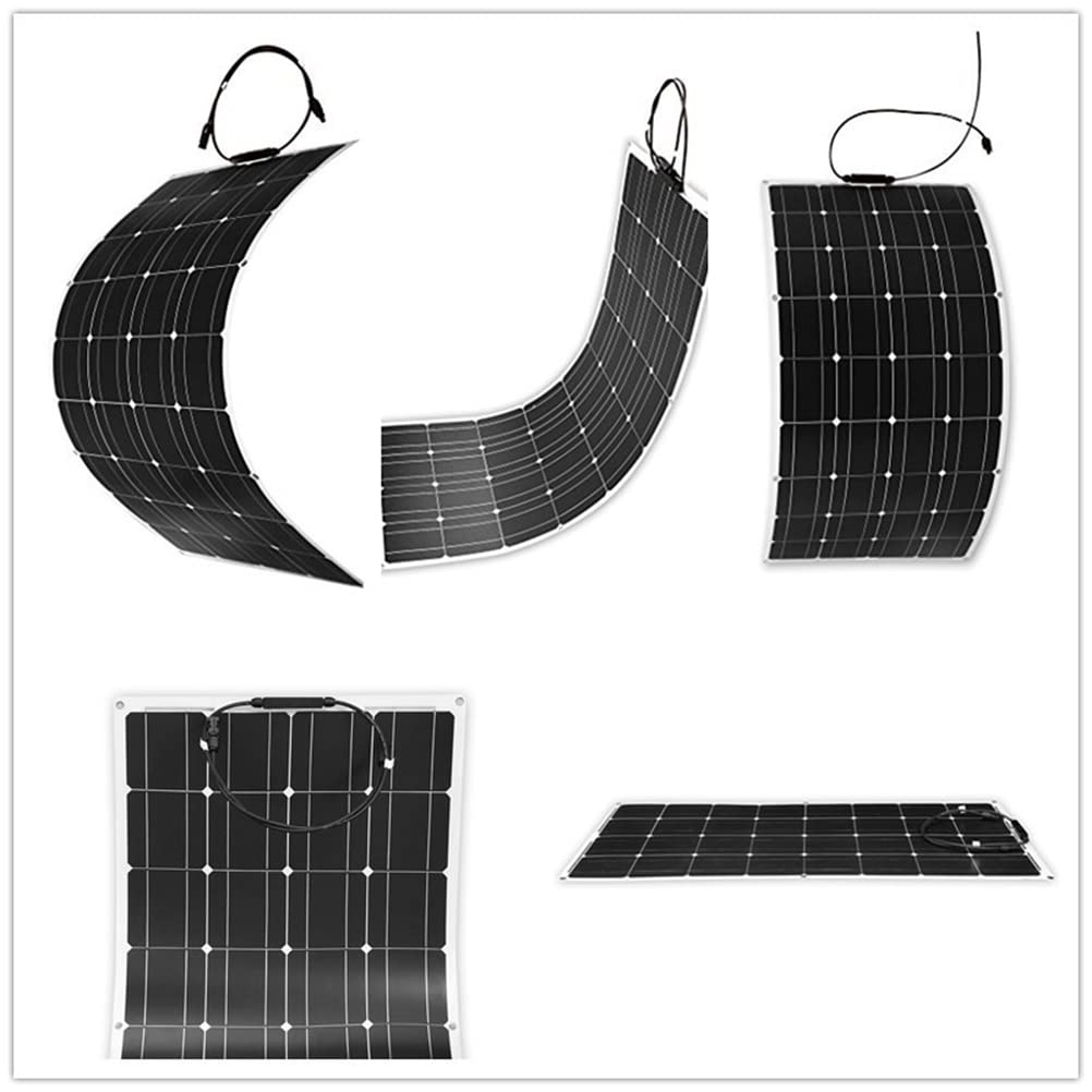 1000 Watt Solar Panel Kit 2pcs 500 Watt Monocrystalline Solar Panels 12v-24v Flexible Solar Panel with 40a Controller Battery Charging Car Battery Camper Rv Yacht Battery Boat…