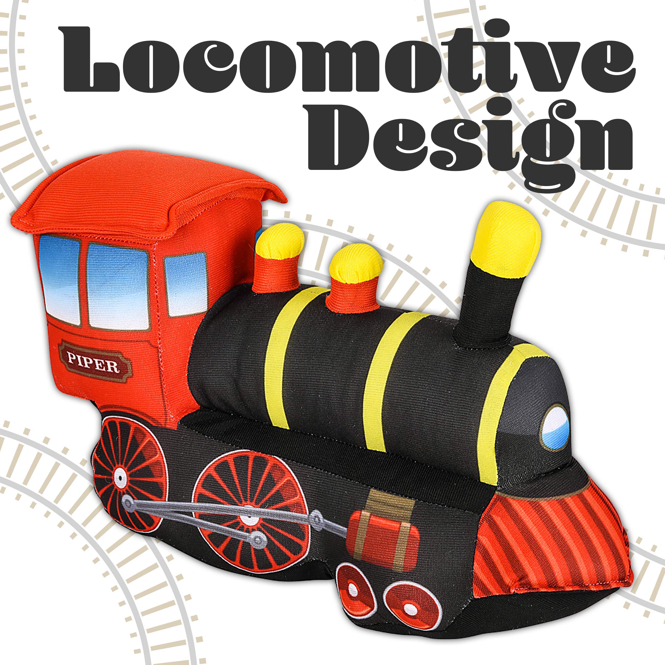 11” Plush Train For Kids – Adorable Stuffed Train Pillow Toy – Perfect For Kids To Cuddle Or Use As Nursery Room Décor – Great Addition To Locomotive Train Themed Rooms & Parties | Ages 3+