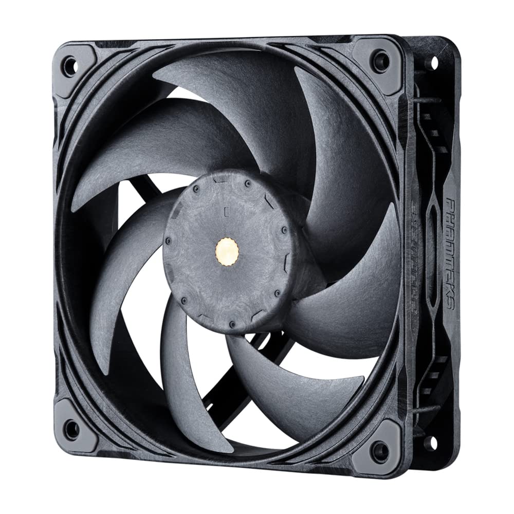 Phanteks (PH-F120T30_BG_3P) T30-120 Fan Triple-Pack, Premium high-Performance Fan, Excellent Sound Quality, 4-pin PWM, Multiple Fan RPM Modes, Black/Grey, 4.72 x 7.36 x 5.98 inches