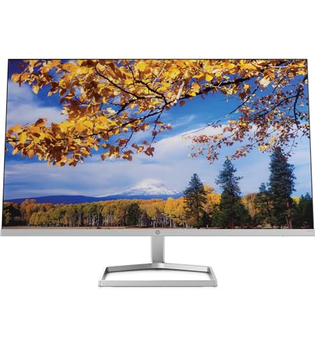 HP M27f Full HD 27 Inch IPS 75Hz Monitor for Laptop Desktop Computer 16:9 Aspect Ratio 300 nits AMD FreeSync Low Blue Light Mode Anti-glare VGA Dual HDMI Ports Tilt Adjustment ENERGY STAR (Renewed)