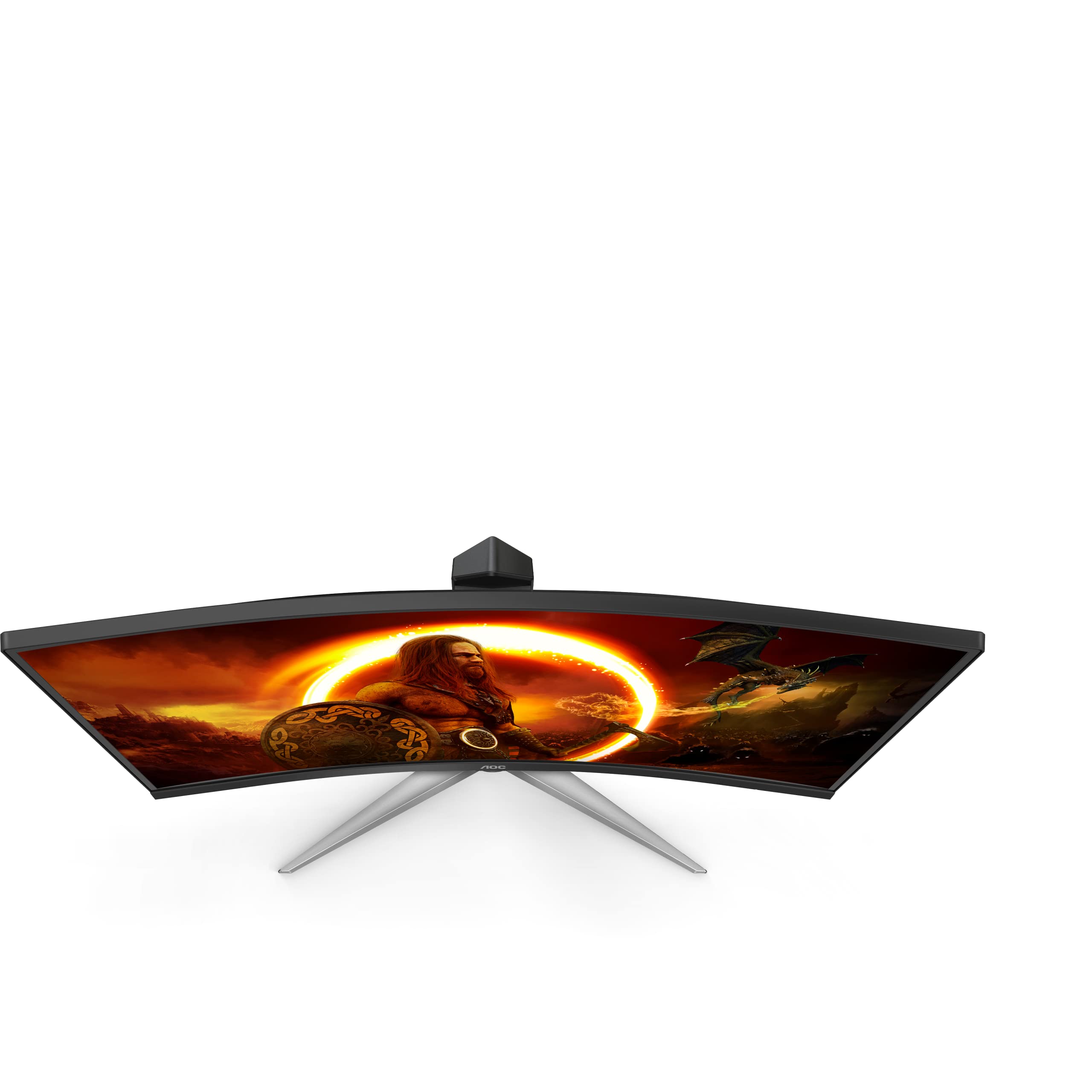 AOC CQ32G2S 31.5-inch QHD 2560 x 1440 Curved 1ms 165Hz FreeSync 3-Sided Frameless Design Gaming Monitor (Renewed)