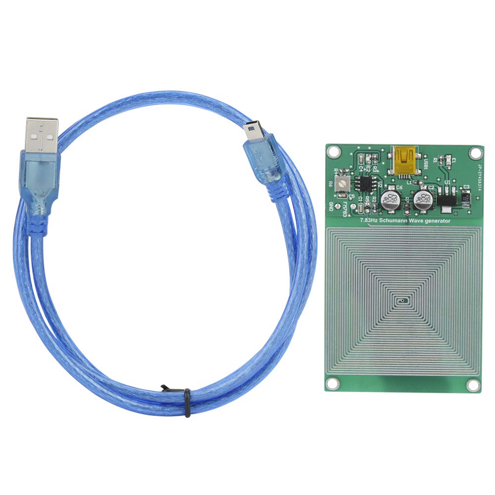 GOTOTOP Schumann 7.83HZ Ultra-Low Frequency Resonance Pulse Generator with USB Cable for Helping Good Sleep, 0.1A +5V