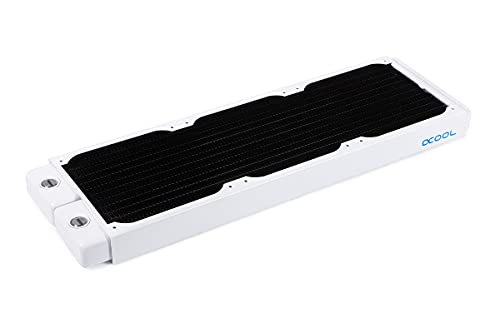 Alphacool NexXxos ST30 Full Copper 360mm Radiator V.2, 120mm x 3, Triple Fan, White