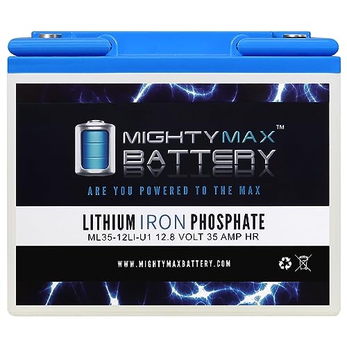Mighty Max Battery 12V 35AH U1 Lithium Replacement Battery for Bat Caddy X4 Sport Golf Caddy
