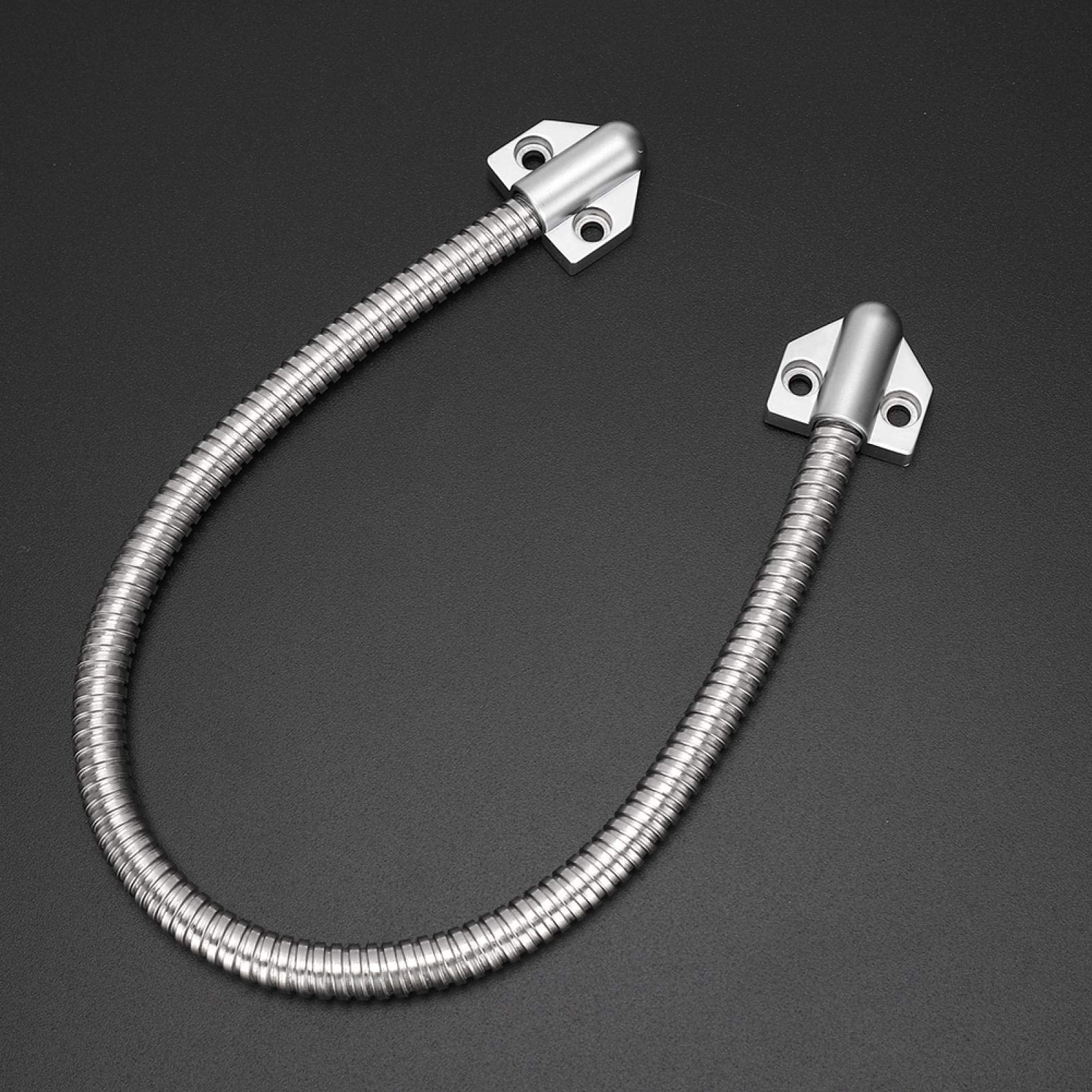 Armored Loop Power Transfer, Door Wire Conduit Flexible Gooseneck Door Cable Protector, Stainless Steel Exposed Mounting Sleeve, Access Wire Protector for Access Control System Video Line Door Lock
