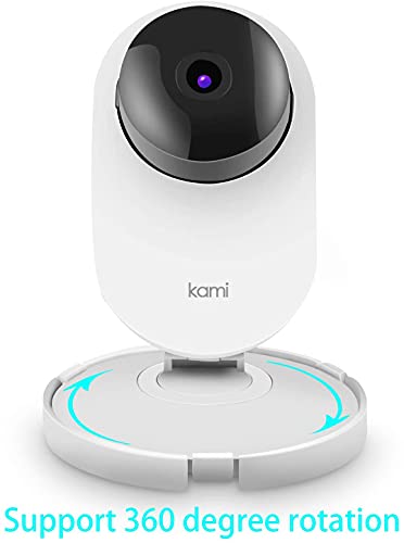 Aboom Upgraded Wall Mount Bracket for Kami Yi Security Home Camera 3 Baby Monitor ,No-Hole Needed, Customized Stand for YI Camera Designed by USA (NOT Included Camera) (Pack of 2)