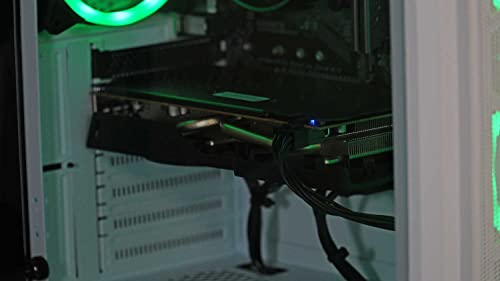 ViprTech Avalanche Gaming PC - AMD Ryzen 5 (12-LCore), AMD RX 580 8GB, 16GB DDR4 3200, 512GB NVMe SSD, 700w PSU, VR-Ready, RGB, WiFi, Prebuilt Computer Desktop Tower White