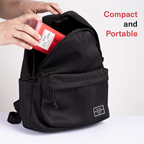 Alcedo Sharps Container for Home Use and Professional 1 Quart (3-Pack) | Biohazard Needle and Syringe Disposal | Small Portable Container for Travel