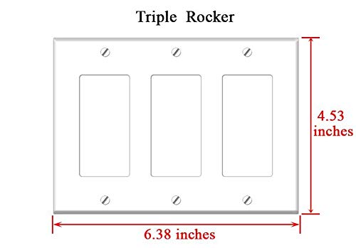 Switch Plate Triple Rocker/GFCI - Floppy Disk Computer Diskette Data Media Memory