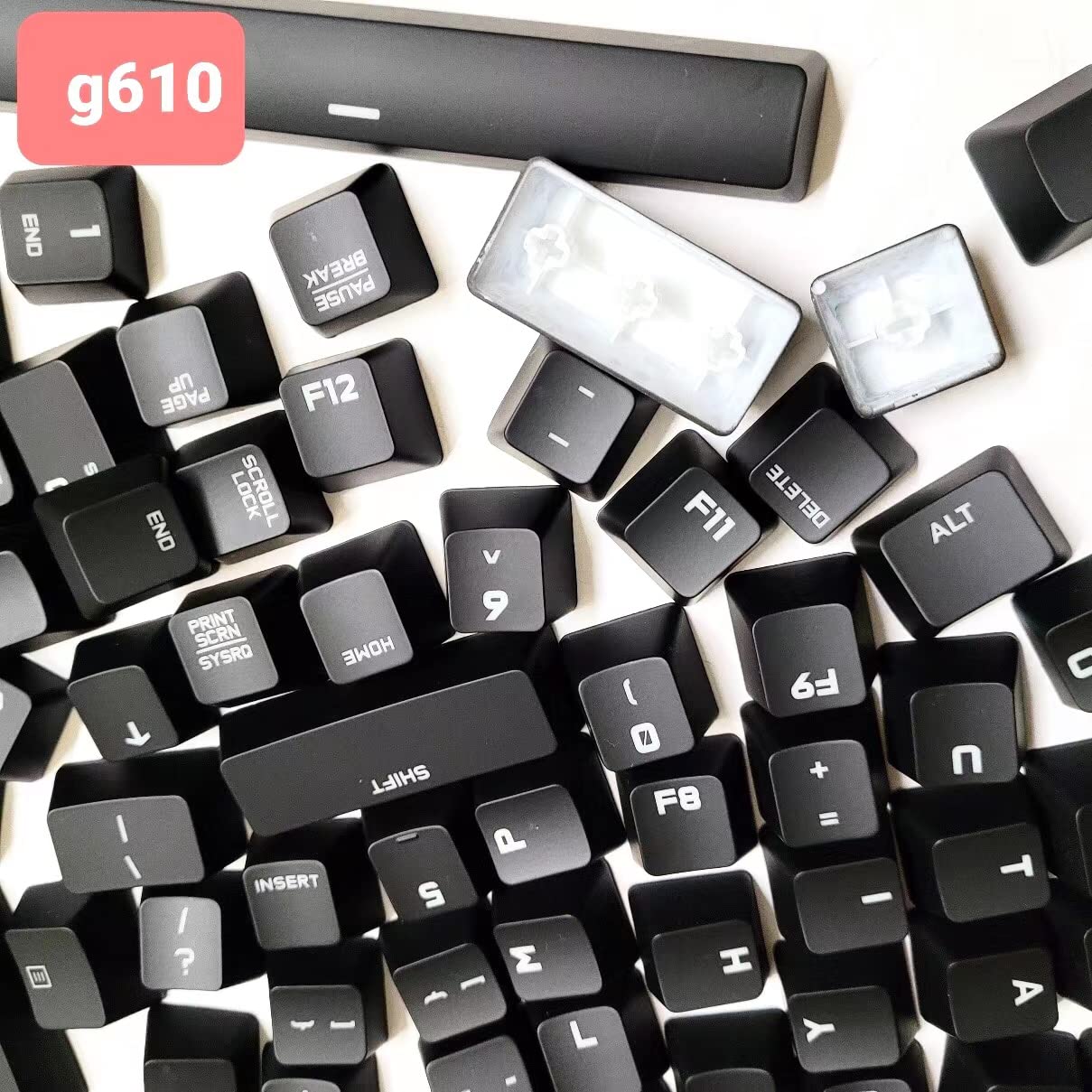 104 Keys Full Keycaps for Logitech G610 G512 G513 Mechanical Gaming Keyboards