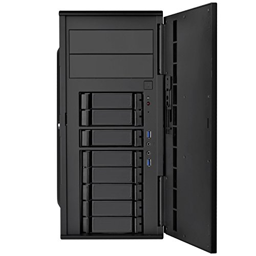 SilverStone Technology CS380 8-Bay Compact ATX Tower case, CS380B-X V2.0, Black