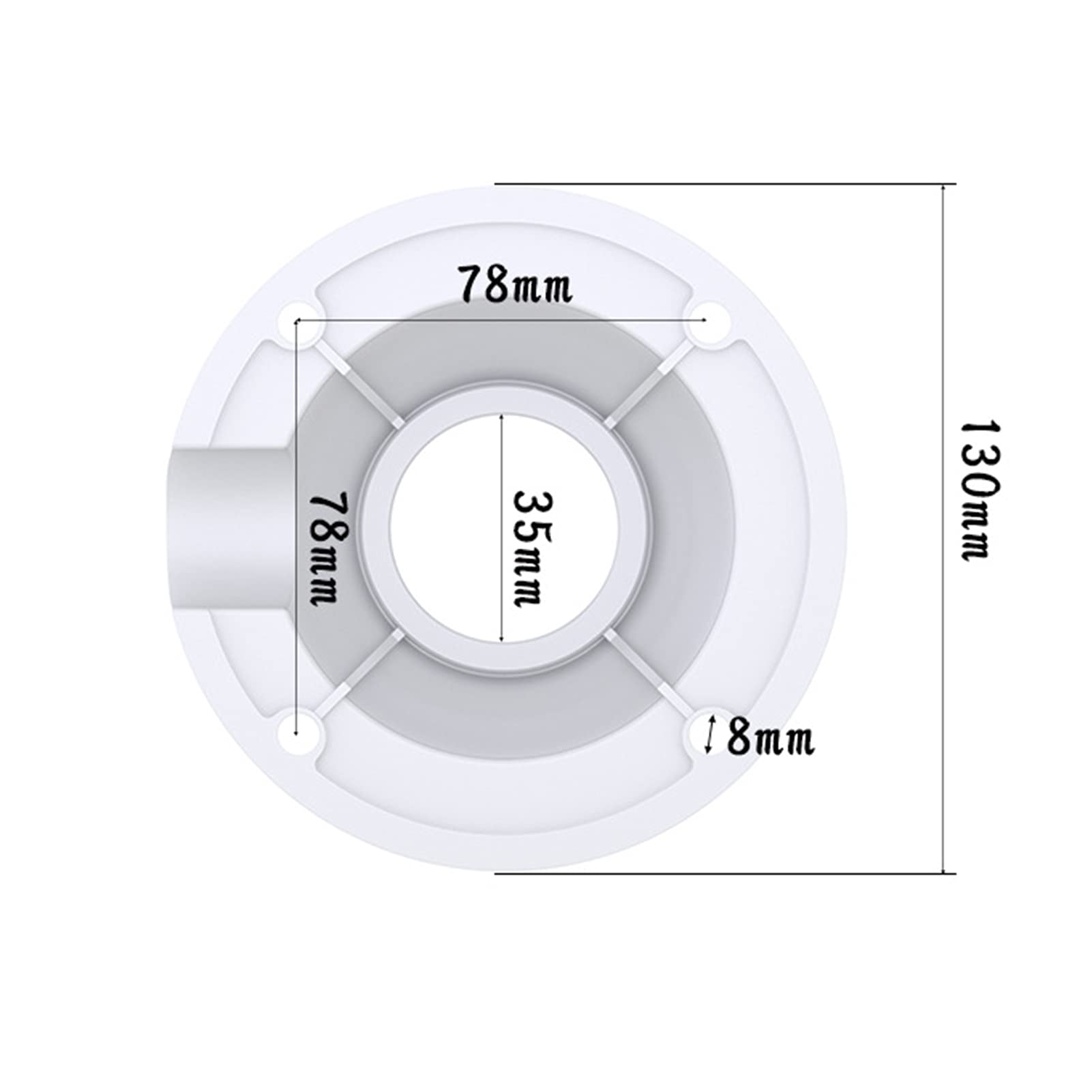 WiTi Extendable Mounting Pole for Security Surveillance Cameras,15.7-23.6 inch Adjustable Ceiling Mount Bracket for CCTV IP Camera,Solid Metal Powder Spray Coating