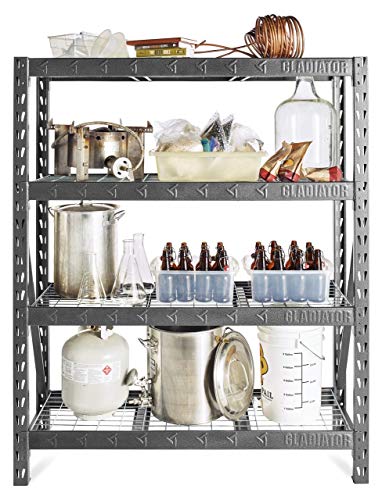 60" Wide Heavy Duty Rack with Four 18" Deep Shelves