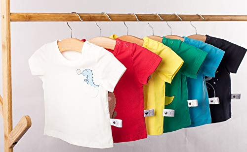 COTTON FAIRY Baby Boy 7 Pack Short Sleeve Crew Tees T-Shirts 24 Months Multicoloured
