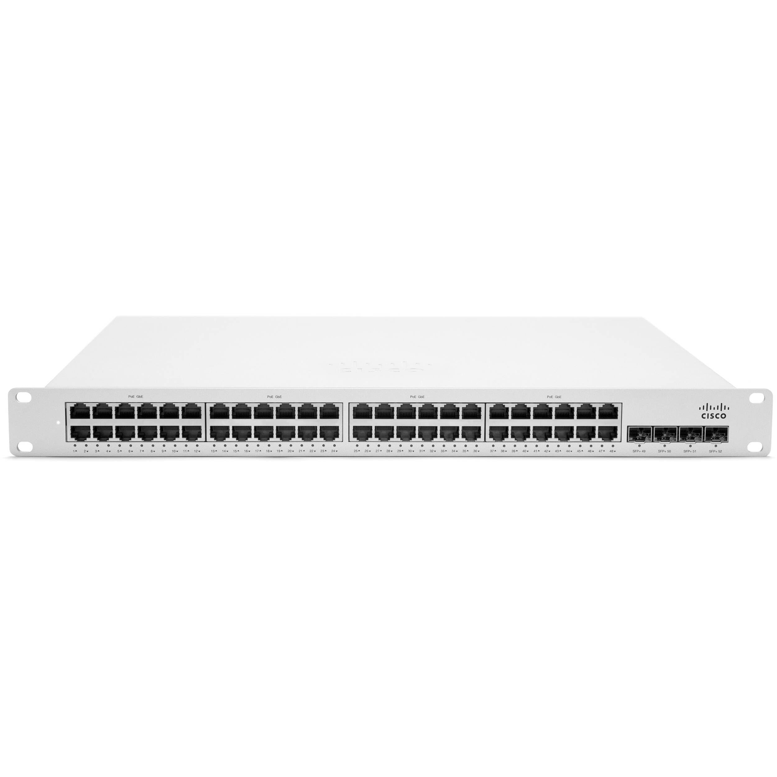 Cisco Meraki MS350-48FP-HW PoE Cloud Managed Switch Unclaimed - No License (Renewed)