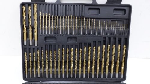 115pc Titanium Drill Bit Set w/ Index Case Number Letter Fractional $0 SHIPPING!