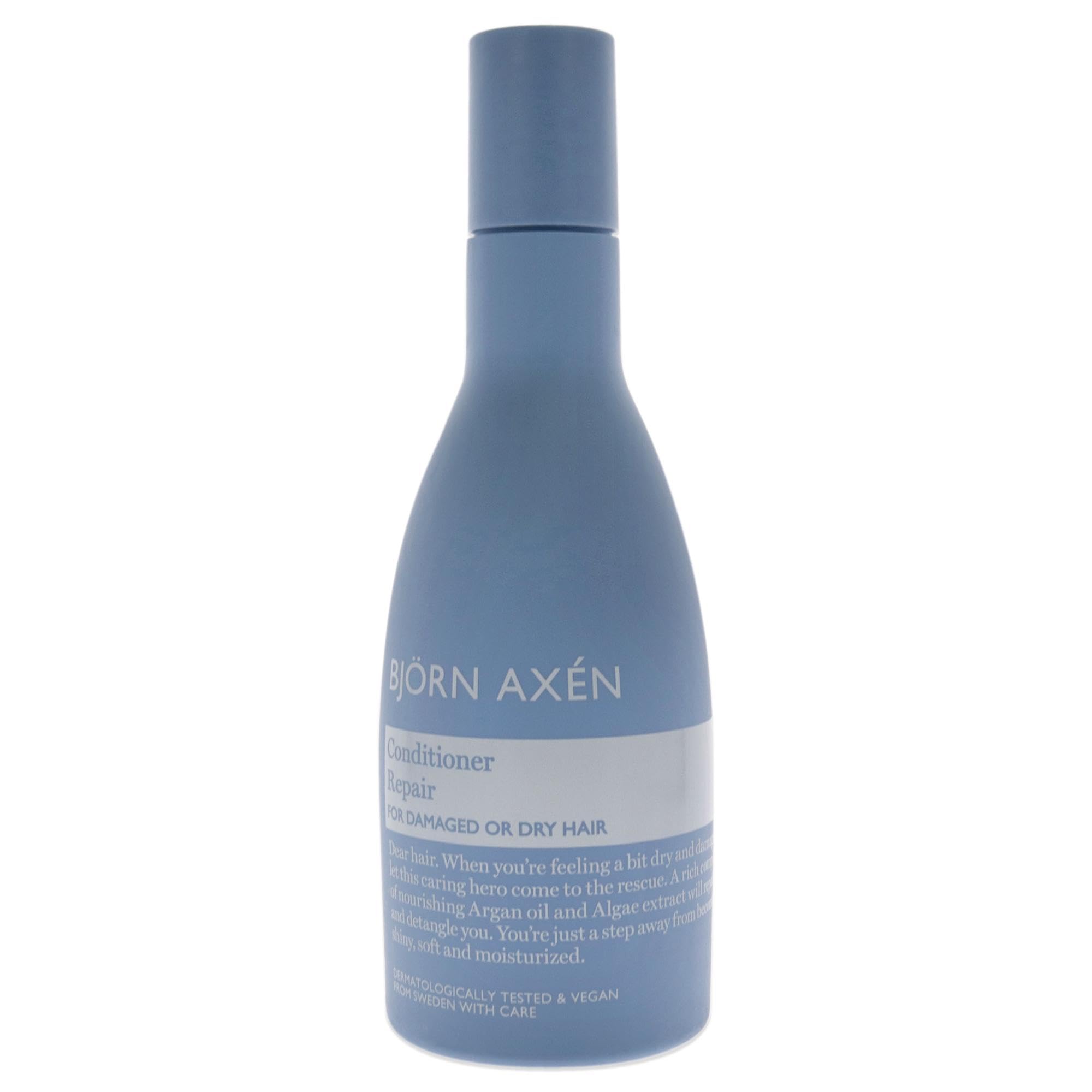 Björn Axén Repair Conditioner - Repairs Dry and Damaged Hair - Enriched with Organic Argan Oil, Minerals and Proteins - Hydrates Both Hair and Scalp - Vegan - Dermatologically Tested - 8.45 oz